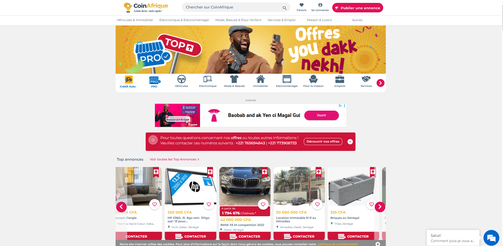 Les 5 meilleurs sites de vente en ligne au Sénégal (2025)